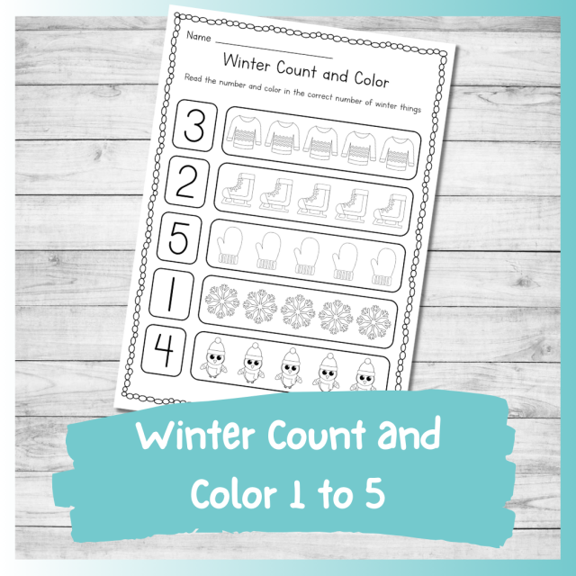 Printable Winter Math Activities Archives - Page 2 of 3 - Nurtured Neurons